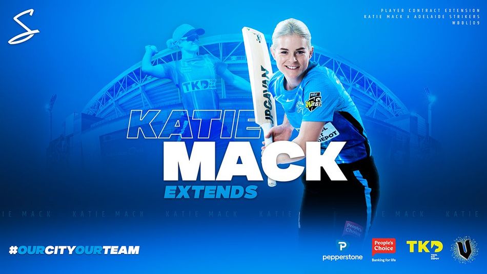 Kate Mack Logo Katie Mack Motors Adelaide Strikers' Chase With A